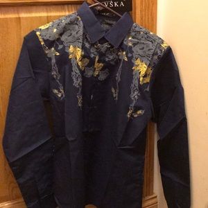 VSKA | Shirts | Charitycare Packages Vska Nwt Dresscasual Shirt | Poshmark